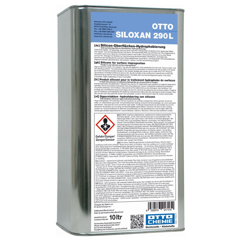 Overfladeimprægnering Otto Siloxan 290L - Lim & Fugeprodukter